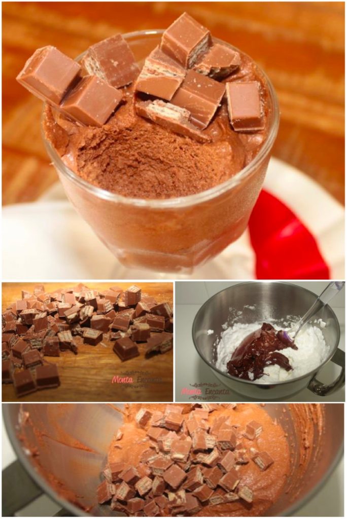 Mousse KitKat - Monta Encanta