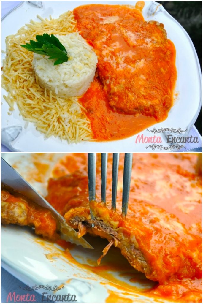 Filet a Parmegiana do Bar do Alemão de Itú - Monta Encanta