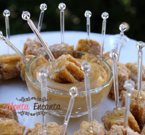 Churros de doce de leite, MAIS GOSTOSO DA VIDA! - Monta Encanta