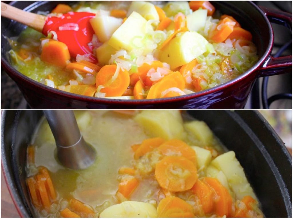 Sopa de cenoura com crispy crocante - Monta Encanta