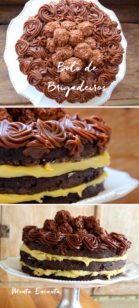 Bolo de Brigadeiros, encanta o parabéns! - Monta Encanta