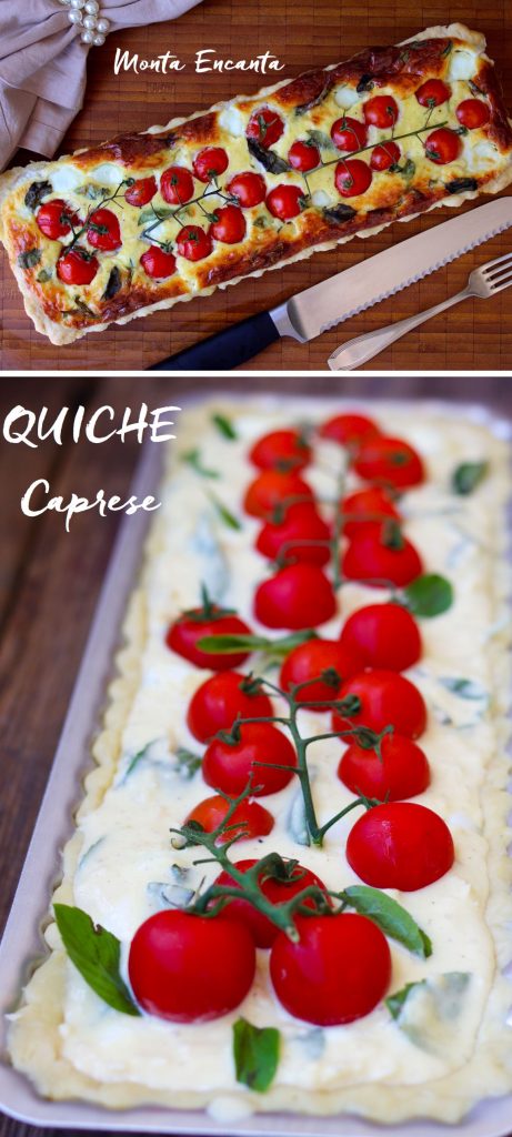 Quiche Caprese é puro charme! - Monta Encanta