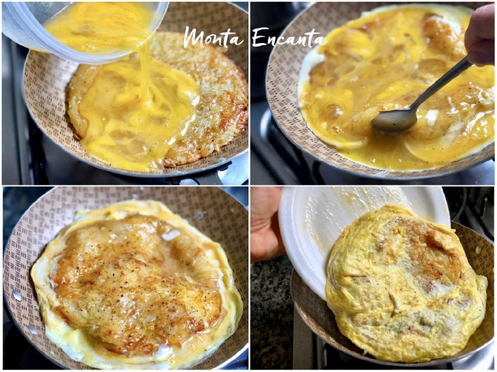 Tortilha de Batata Rosti, omelete de batata ralada! - Monta Encanta