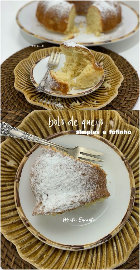 Bolo de queijo simples e bem fofinho é fácil de fazer! - Monta Encanta