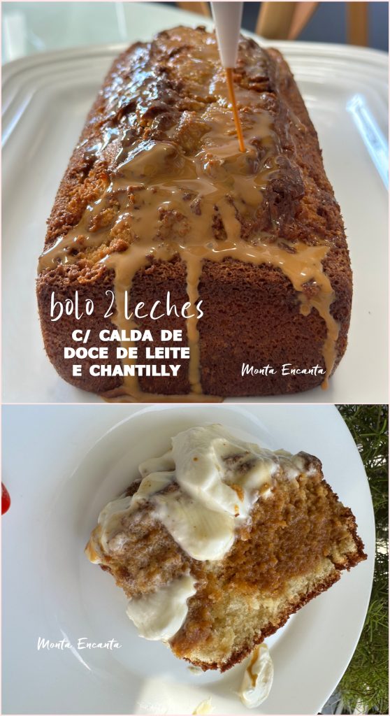 Bolo 2 leches - Monta Encanta