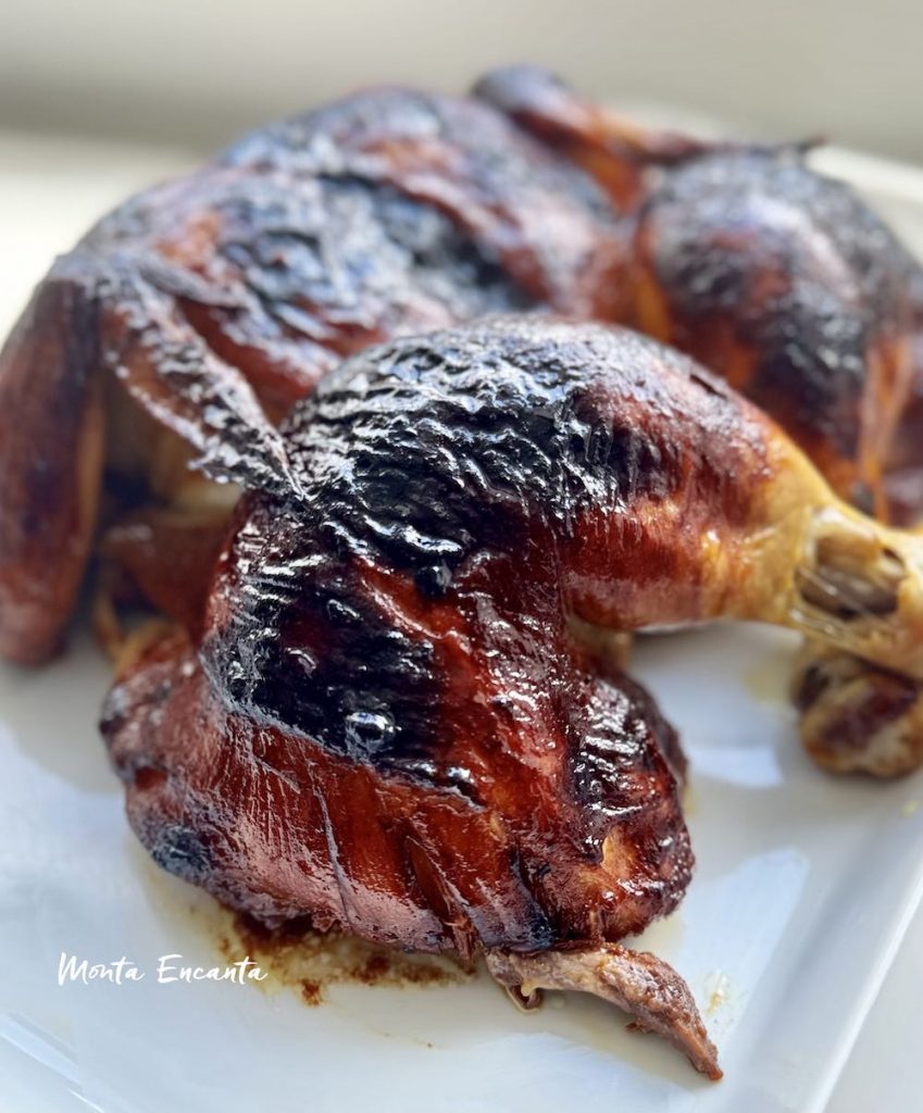 Chester com mostarda e mel, técnica spatchcock! - Monta Encanta